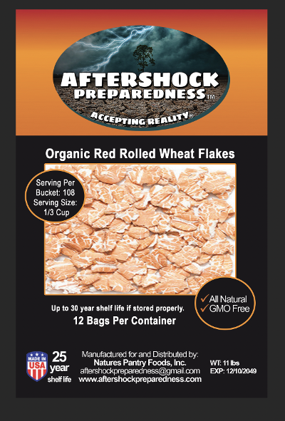 Organic Red Wheat Flakes